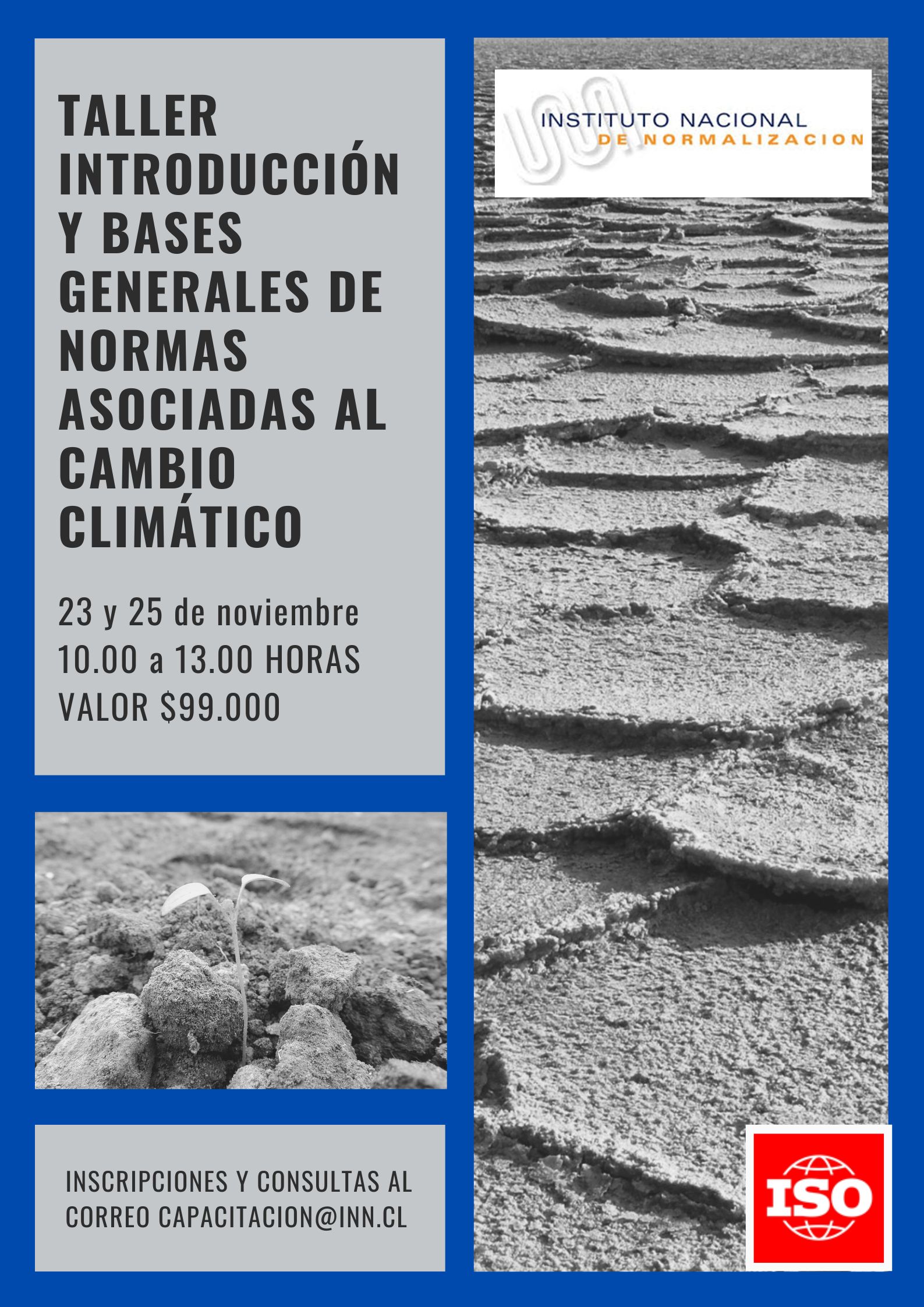 Taller Introducción y bases generales de normas asociadas al cambio climático | INN